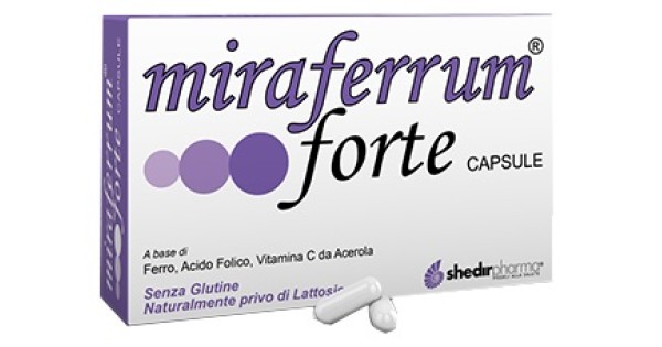 Miraferrum Forte Integratore a base di acido Ferro e Acido Folico 30 ...