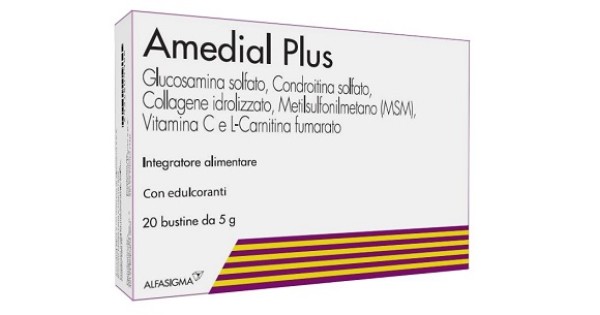 Amedial Plus Integratore per ossa e cartilagini 20 bustine
