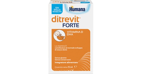 Ditrevit Forte Integratore vitamina D e DHA gocce 15 ml