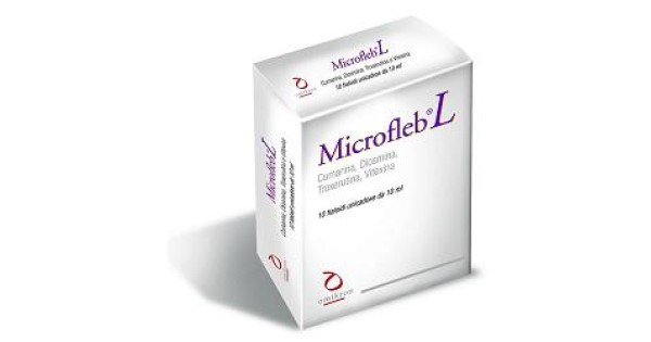 MICROFLEB L Integratore per il sistema linfatico 10 flaconcini
