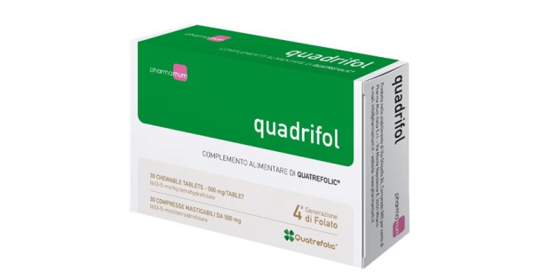 Quadrifol integratore a base di acido folico 30 compresse