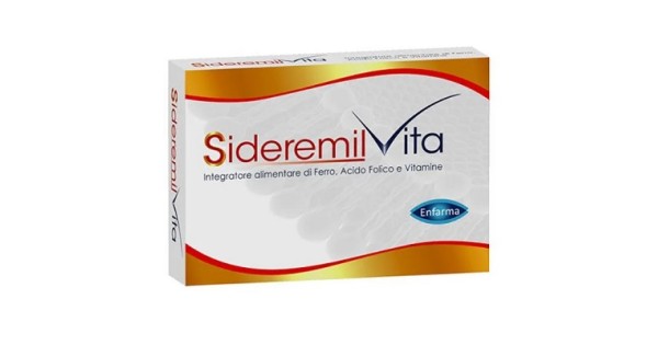 Sideremil VITA integratore alimentare di ferro e acido folico 30 capsule