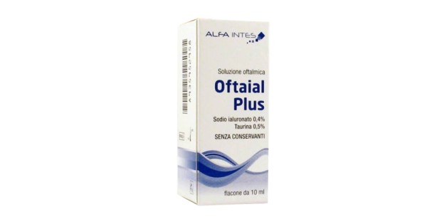 SOLUZIONE OFTALMICA OFTAIAL PLUS ACIDO IALURONICO 0,4% E TAURINA 10ML