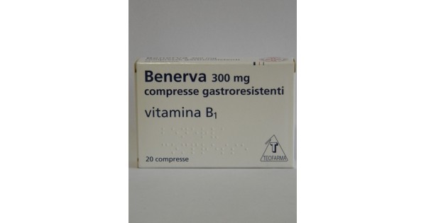 BENERVA*20 cpr gastrores 300 mg